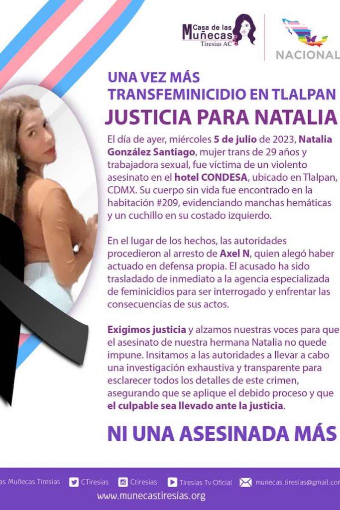 En México han asesinado a por lo menos 13 mujeres trans en 2023; organizaciones alertan subregistro