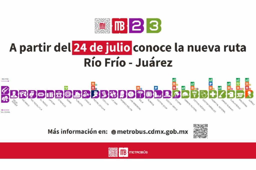 Metrobús estrenará ruta para ir del Oriente al Centro y conectar líneas 2 y 3