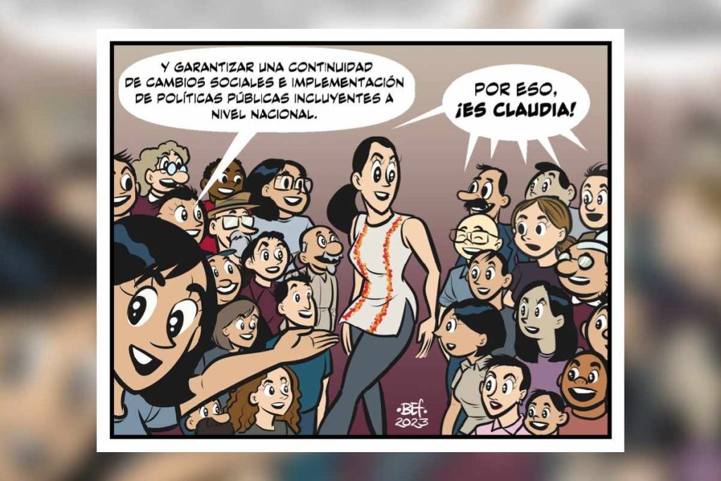 Promocionan a Sheinbaum y sus logros en la CDMX con un cómic firmado ...