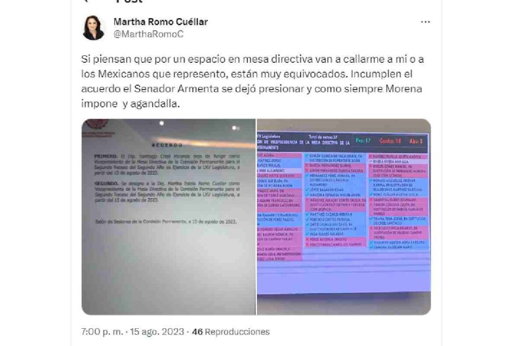 PAN y Morena se enfrentan por la vicepresidencia de Comisión Permanente ...