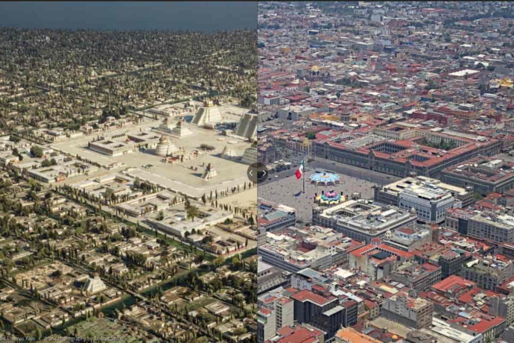 Explora Tenochtitlan en 3D con esta impresionante recreación de Thomas Kole
