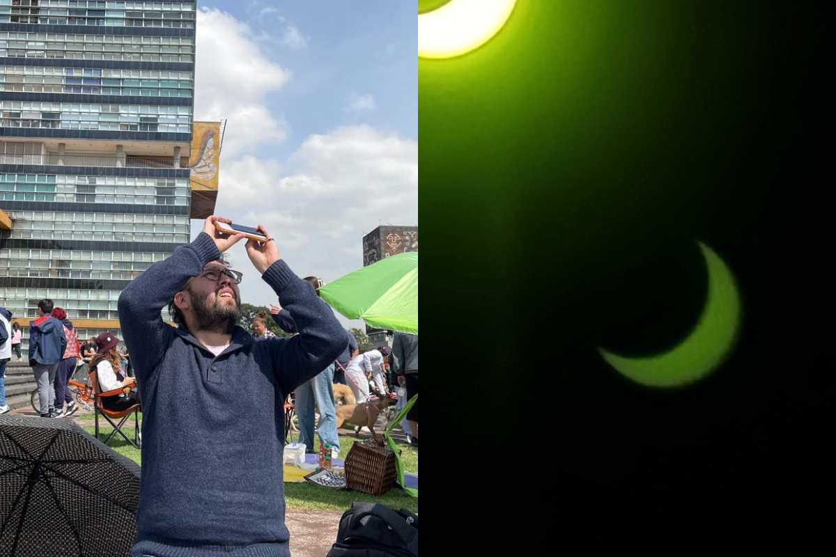 Visores, filtros y telescopios: así vieron el eclipse solar en las ...