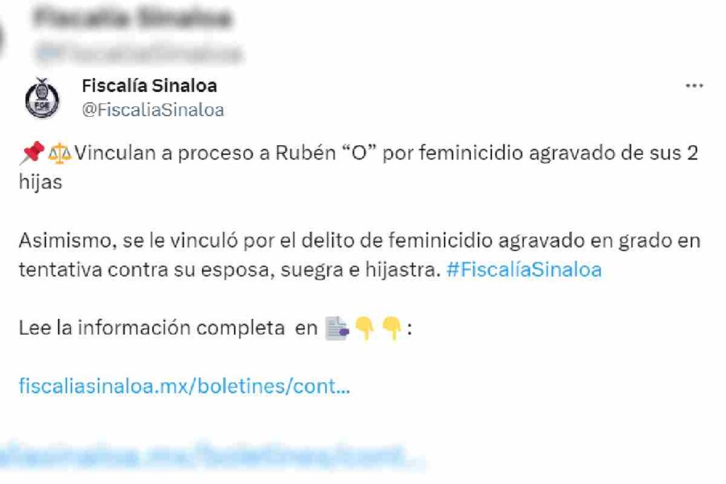 Vinculan a proceso a Rubén Abdiel presunto responsable del asesinato de sus dos hijas en Los ...