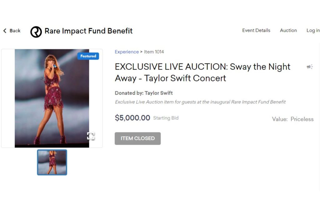 Taylor Swift dona noche de concierto a fundación de Selena Gómez que ve por la salud mental