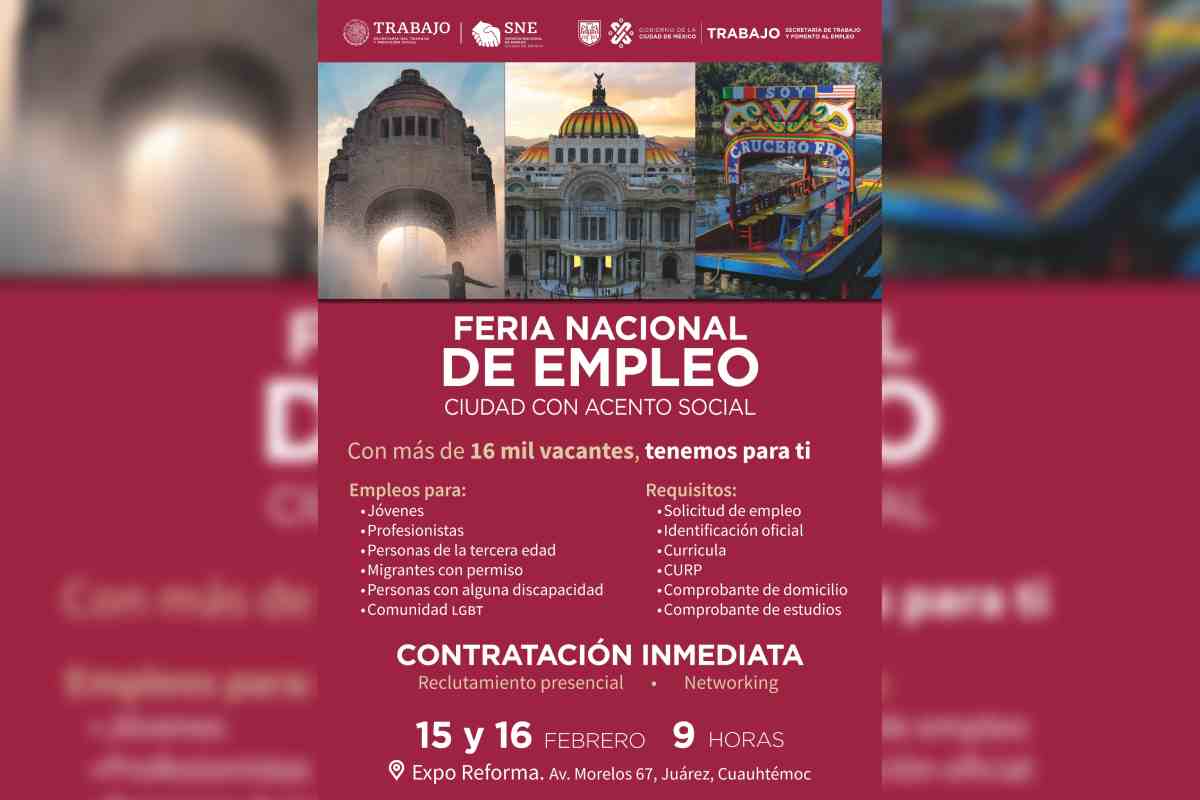 Feria del Empleo en CDMX: Requisitos, fechas y todo lo que necesitas saber para participar