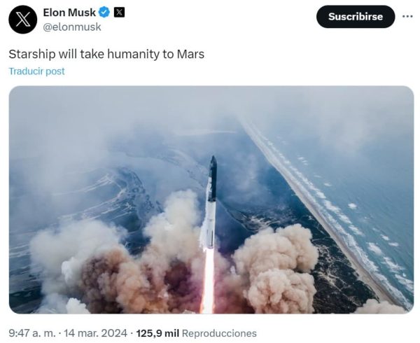 SpaceX lanza exitosamente el cohete Starship, aunque se “perdió” al regresar a la Tierra