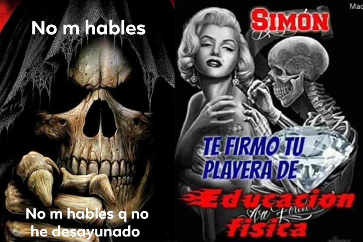 Imagenes Calaveras Memes Pegatinas: Meme De Fuego De Calavera