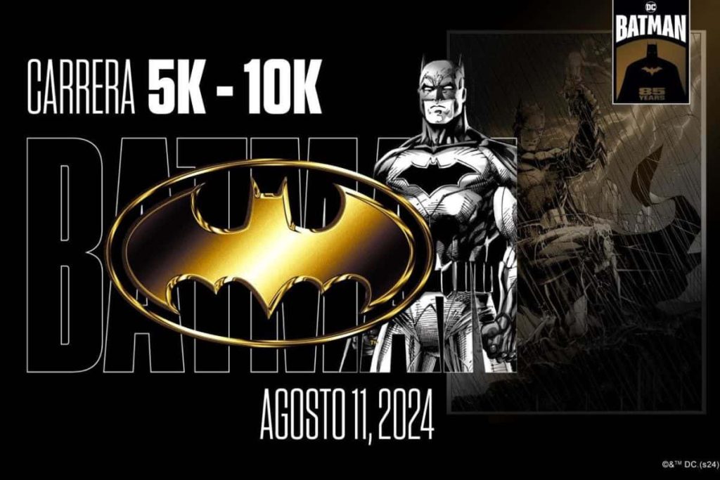 ¡Ponte la capa! Lánzate a la carrera Batman 2024 en CDMX