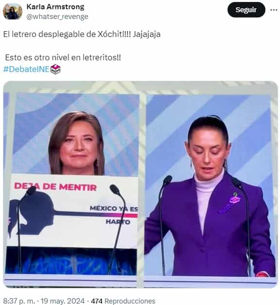 Los mejores memes del tercer debate presidencial 2024