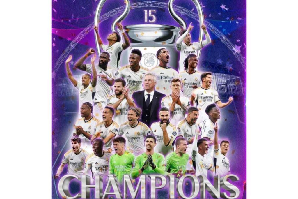 Lo hace de nuevo: El Real Madrid gana su Champions número 15