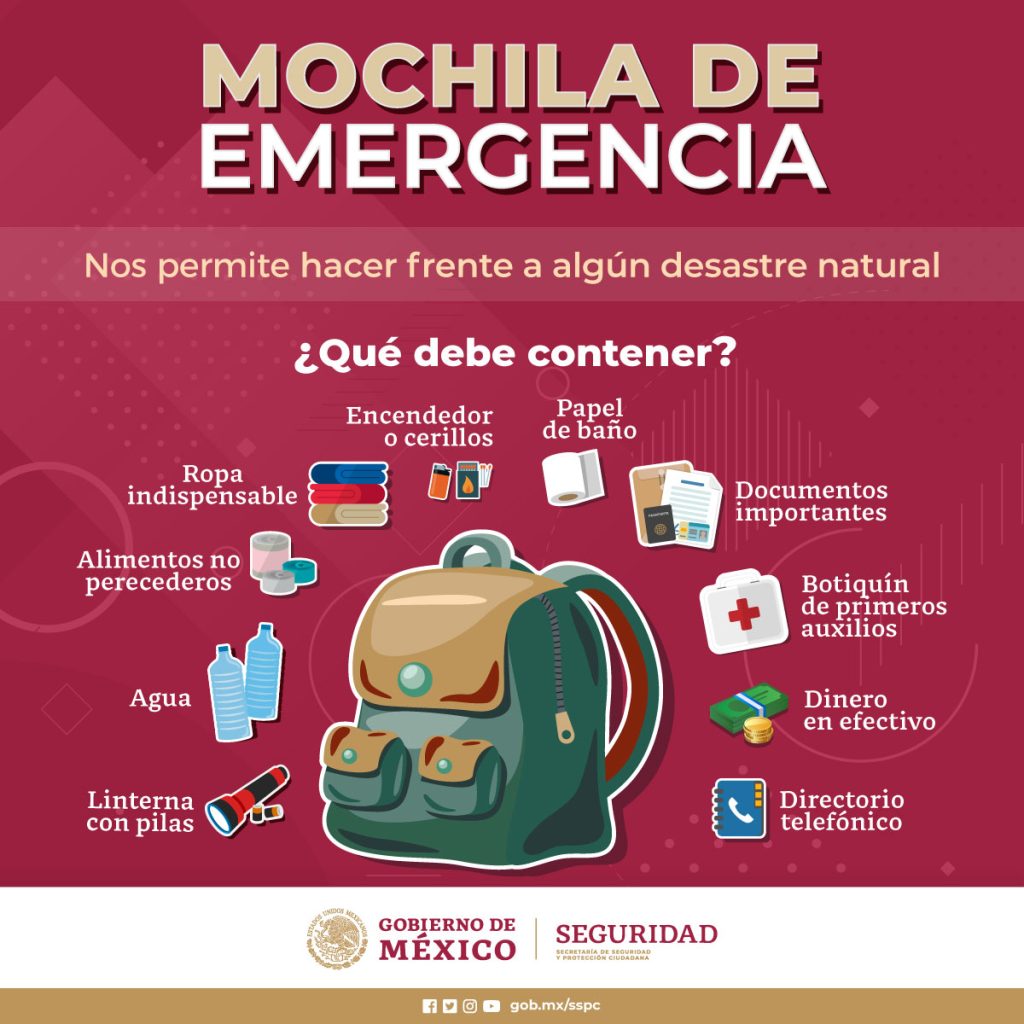 Qué debe llevar una mochila de emergencias en caso de inundaciones u ...
