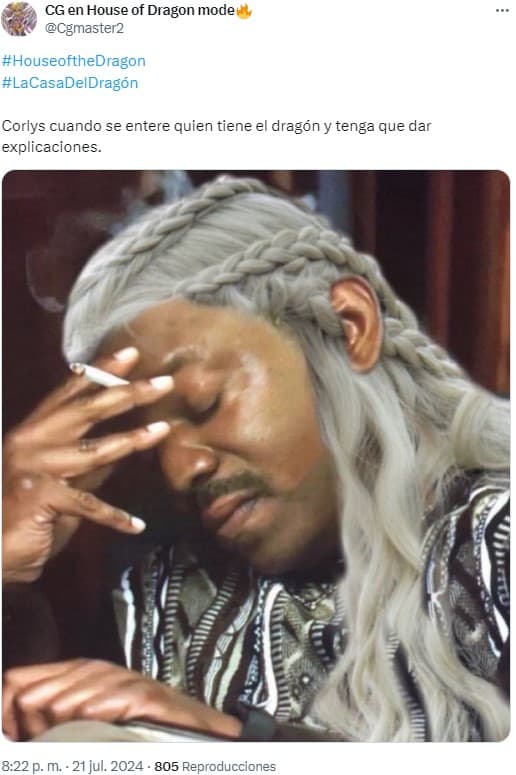 Resumen de ‘La casa del dragón 2×06’ en memes