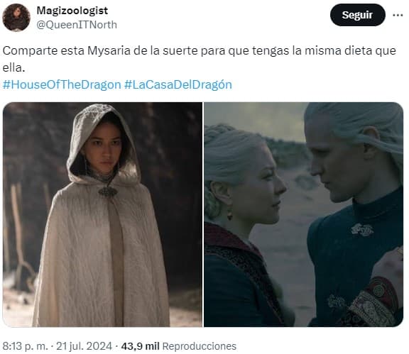 Resumen de ‘La casa del dragón 2×06’ en memes