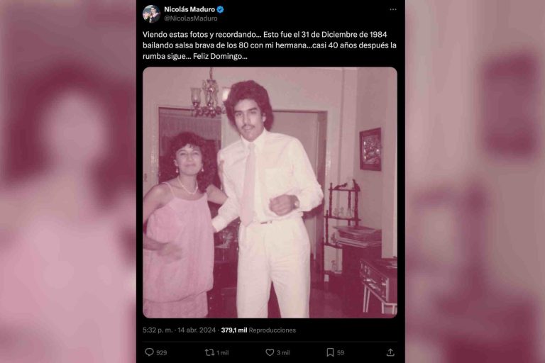 Esta foto no muestra a Claudia Sheinbaum junto a Maduro en la década de ...