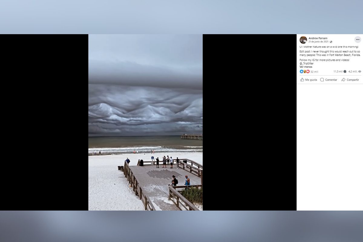 Video no tiene relación con el huracán Milton en Florida; circula desde ...