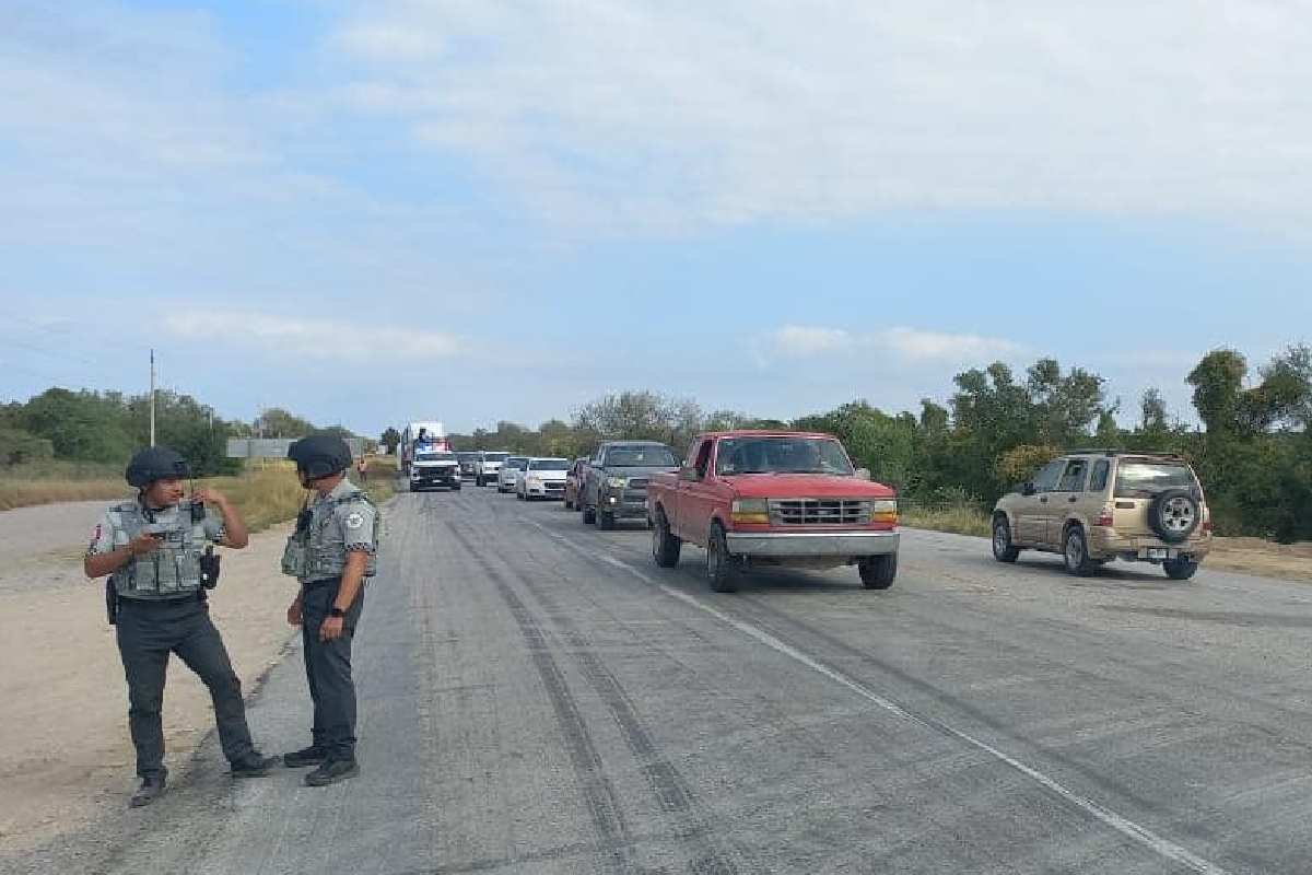 Mañana violenta en Tamaulipas: se registran balaceras y bloqueos carreteros