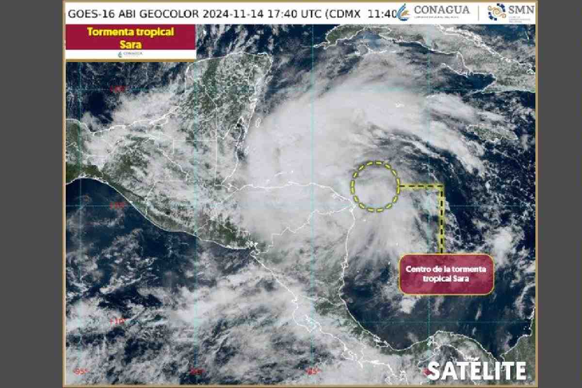 Tormenta tropical Sara impacta en Honduras; prevén que toque tierra en ...