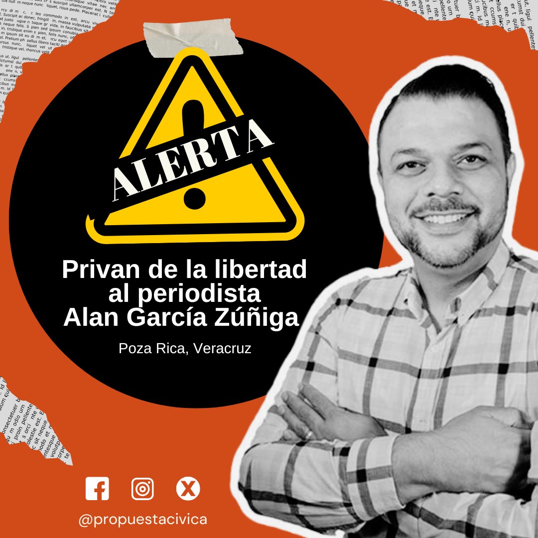 Secuestran al reportero Alan García en Poza Rica, Veracruz; cuenta con ...