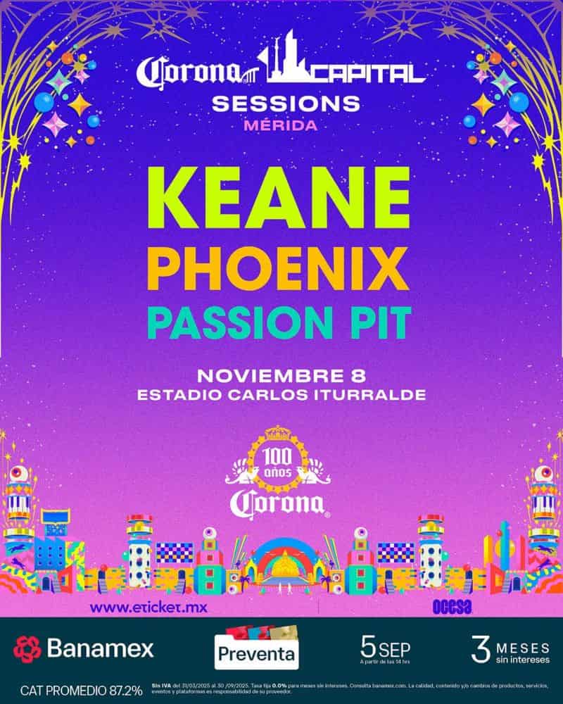 Foo Fighters y Keane llegan a las Corona Capital Sessions: fechas, lineup y boletos