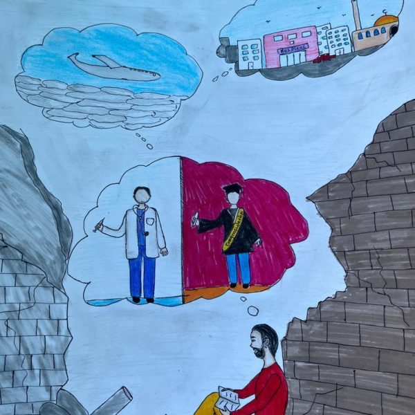 Dibujar para sobrevivir: la salud mental de la niñez en Gaza