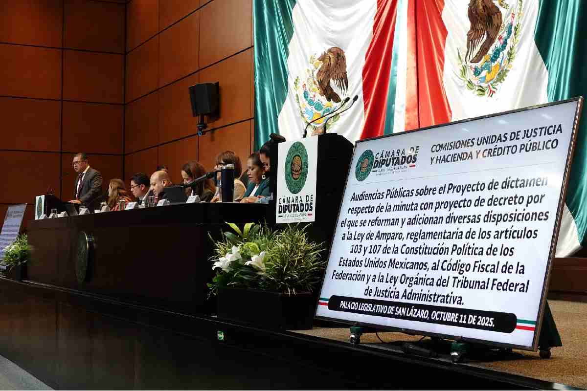 Diputados aprueban en comisiones reforma a la Ley de Amparo; pasa al Pleno para su discusión